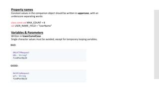 Kotlin Code Style Guidelines PPT