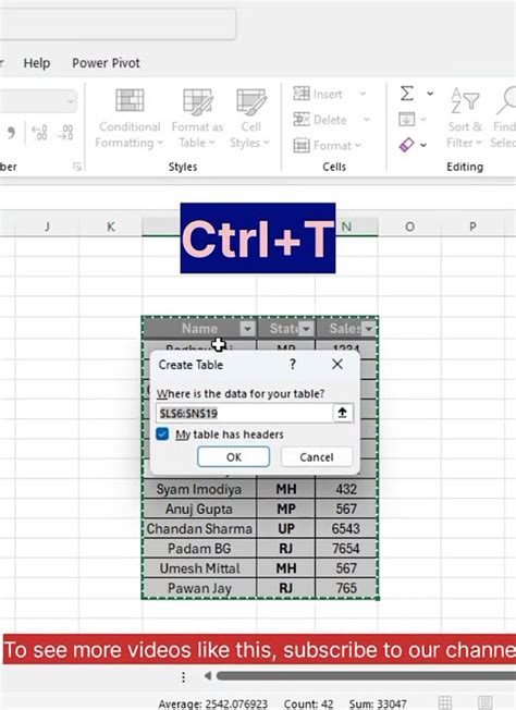 Create Slicer In Excel Interview Excel Exceltips Job Dataanalysis
