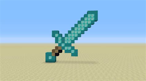 Minecraft Diamond Sword What I Made By Brianbug03 On Deviantart