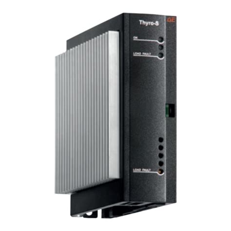 Advanced Energy Thyro S 1s H 1 Series Manual Pdf Download Manualslib