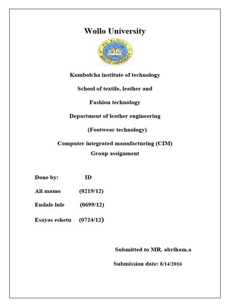 Cim Assigniment Pdf Automation Shoe