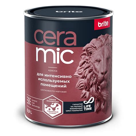 Краска BRITE CERAMIC для интенсивно используемых помещений купить в ...