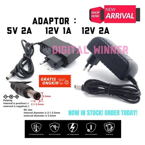 Jual Adaptor 12v 1a Adaptor 12v 2a Adaptor 5v 2a Shopee Indonesia
