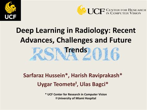 Pdf Deep Learning In Radiology Recent Advances Challenges And Future Trends