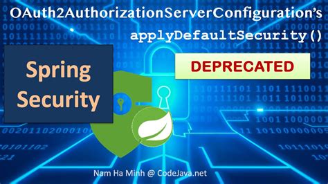 Fixed Oauth2authorizationserverconfigurations Applydefaultsecurity Method Deprecated Youtube