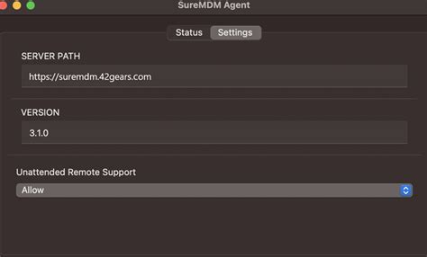 Enrollment Using Suremdm Agent Suremdm Online Documentation