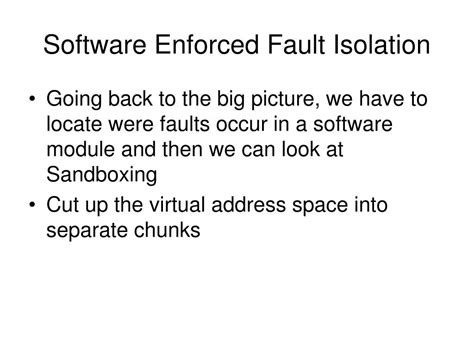 Ppt Efficient Software Based Fault Isolation Powerpoint Presentation Id3784078