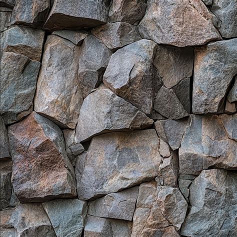 Rock Wall Texture Background Filling Entire Screen Premium Ai Generated Image