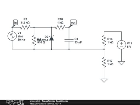 Transformer Conditioner Circuitlab