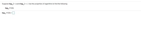 Solved Use The Properties Of Logarithms To Write The Chegg