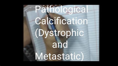 General Pathology Lecture 6 Hindi Pathological Calcification Dystrophic And Metastatic