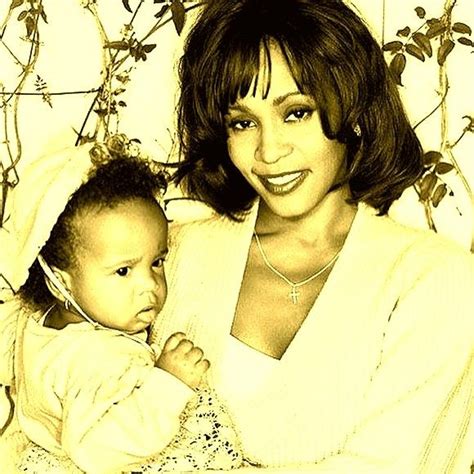 Whitney Houston And Her Daughter Bobbi Kristina Whitney Houston