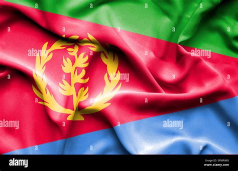 Eritrea Waving Flag Stock Photo Alamy