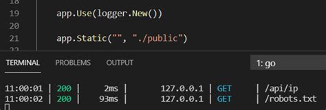 🐛 logger middleware duplicate log when serving static files · issue