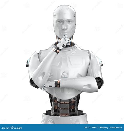 Ai Robot Computing Or Analyzing Stock Illustration Illustration Of Analysis Compute 233133811