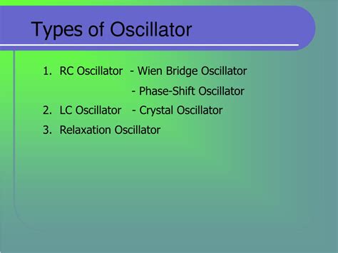 PPT OSCILLATOR PowerPoint Presentation Free Download ID