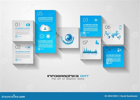 Infographic Layout For Infocharts And Item Classification Stock