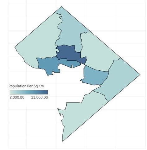 Map Of Population Density Per Km