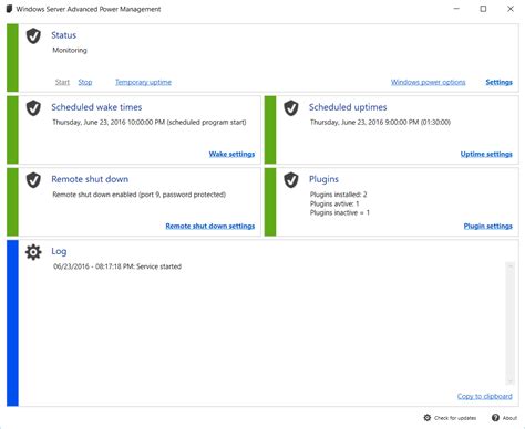 Windows Server Advanced Power Management Decatec