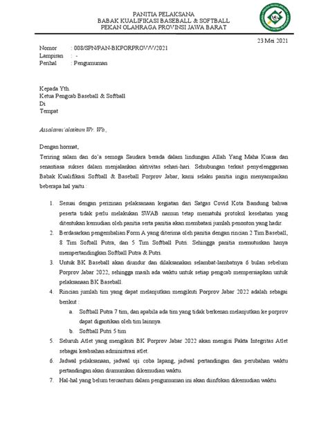 Surat Pengumuman Pdf