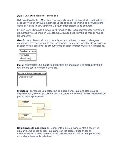 Diagrama Uml Ahsxhxjxjis ¿qué Es Uml Y Tipo De Símbolos Existen En