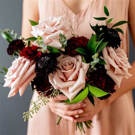 Dusty Rose Wedding Bouquet 60 Photos