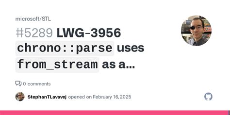 Lwg 3956 `chronoparse` Uses `fromstream` As A Customization Point