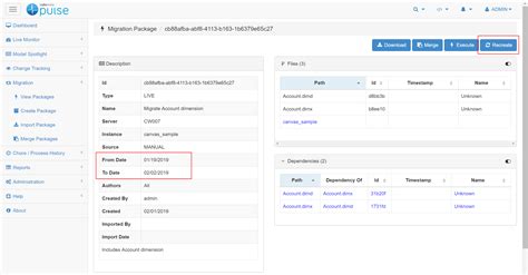 creating a migration package question about the version of objects