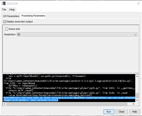 openjpeg installation sen2cor step forum