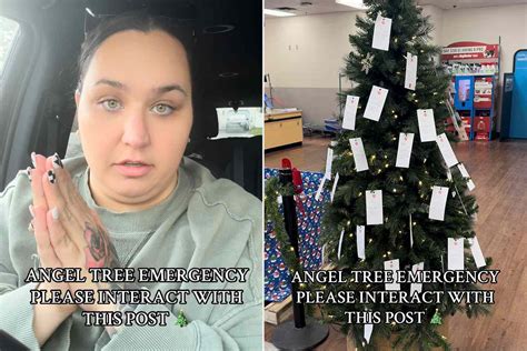 Mom Finds Local Angel Tree Overflowing With Unclaimed Tags Her Viral Response Helps Clear The