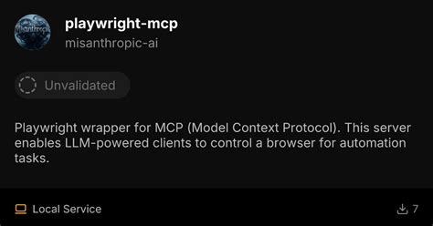 playwright mcp mcp servers · lobehub