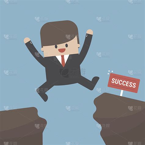 商人从一个悬崖跳到另一个悬崖