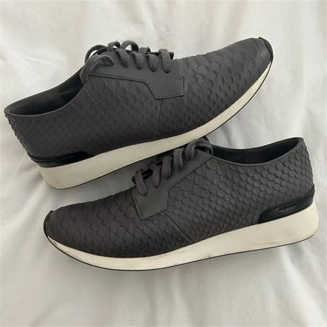 Vince Rayner Python Print Ceramic Le Shoes Sz 9 5 Gem