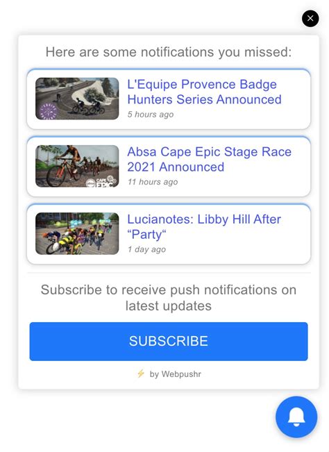 web push notifications webpushr