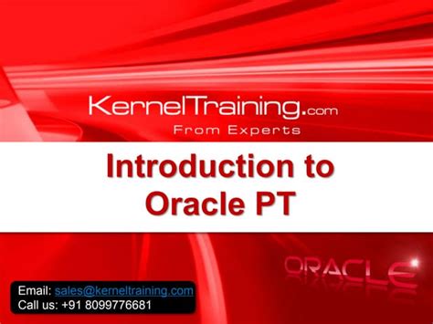 Oracle Oracle Performance Tuning Pptx