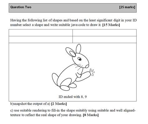 Solved Question Two 25 Marks Having The Following List Of