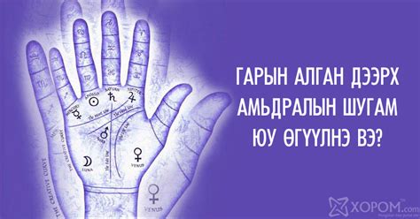 Гарын алган дээрх амьдралын шугам юу өгүүлнэ вэ