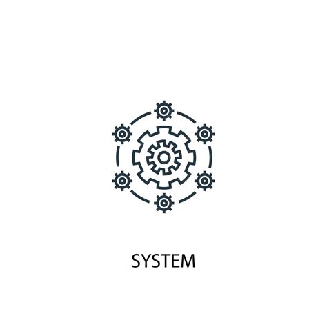 Premium Vector System Concept Line Icon Simple Element Illustration