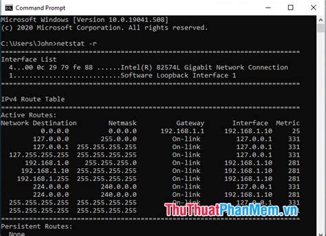 Lệnh Netstat Trong Windows