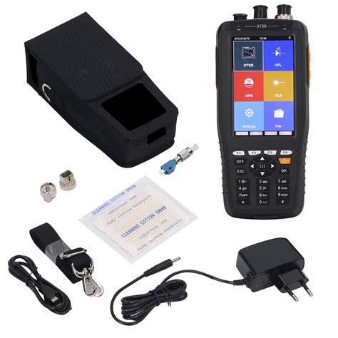 OTDR Fiber Optic Tester 1550nm 60km Optical Time Domain Reflectometer ...