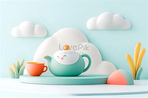 귀여운 주전자 디자인 일러스트 무료 다운로드 Lovepik