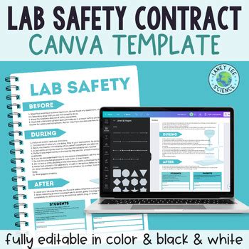 Lab Safety Contract Template By Laney Lee TPT