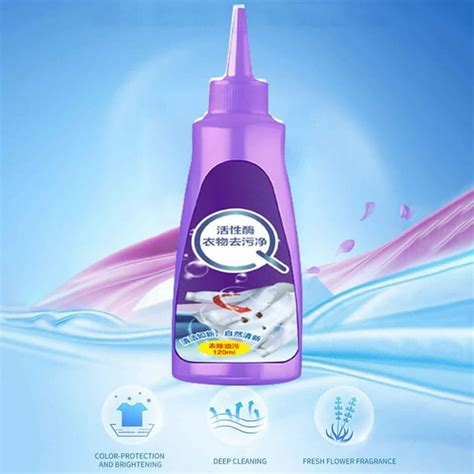 Líquido Quitamanchas Enzimático Activo Para Ropa 120 Ml Quitamanchas