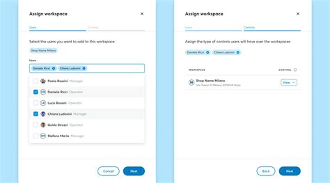 how to assign users to a workspace fabrick