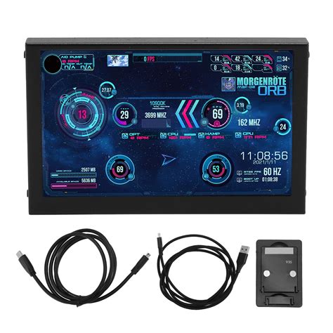 5 Inch Computer Temp Monitor Hd Multimedia Interface Pc Temperature