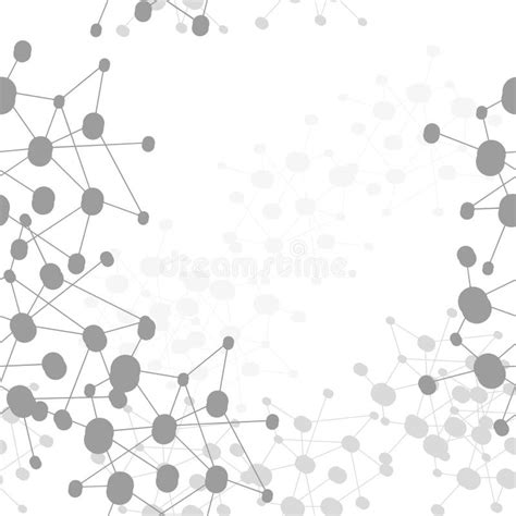 Molecule Structure Background Seamless Pattern Stock Vector Illustration Of Atom Molecular