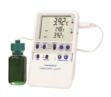 Temperature data logger Traceable Memory Loc with bottle probe G W Berg OÜ LABORI JA