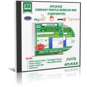 Jual Source Code Aplikasi Company Profile Berbasis Web Codeigniter Jakarta Barat