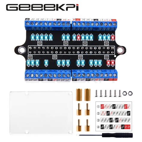 raspberry pi gpio expansion board led screw terminal hat with