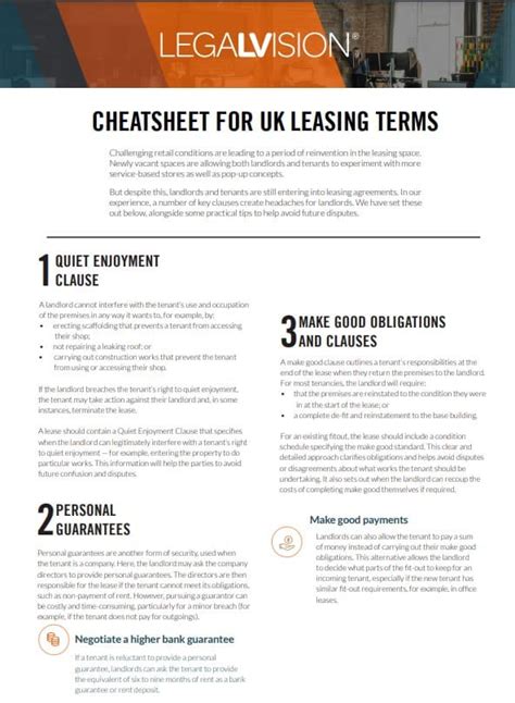 Exercise A Break Clause In A Commercial Lease Legalvision Uk